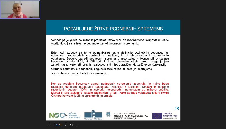 Utrinki usposabljanja NOO: Podnebni begunci – pozabljene žrtve sveta